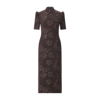 Rotate Rotate Birger Christensen, Femme, Robes, Brun, Taille: 38 FR Gowns