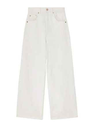 Ganni Straight Leg Jeans - Wei&szlig;