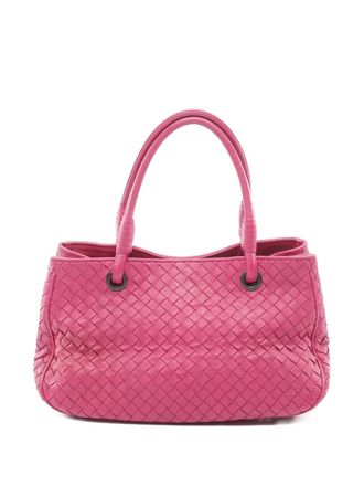 Bottega Veneta 2000s Intrecciato Tote Bag - Rosa
