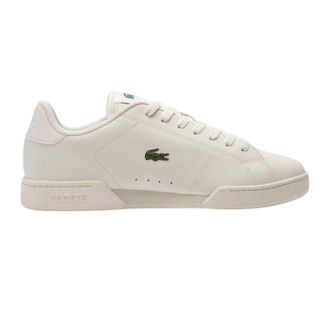 Lacoste Carnaby Sneaker f&uuml;r Herren, Leder, Cupsohle (Naturwei&szlig;)