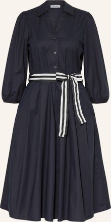 More & More More & More Hemdblusenkleid Mit 3/4-Arm blau