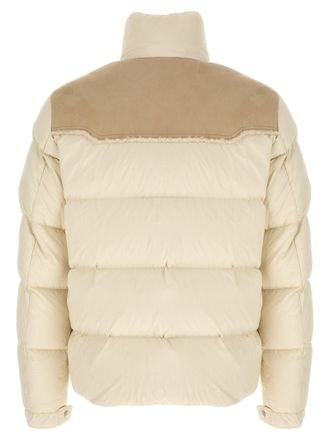 Moncler Mens Beige Polyamide Full-Length Jacket Clothing