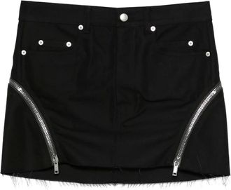 Rick Owens Femme, Jupes, Noir, Taille: 40 FR Mini-jupe