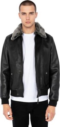Schott NYC Blouson Pilote Schott en cuir ref_jaj35836-33480 Noir - L