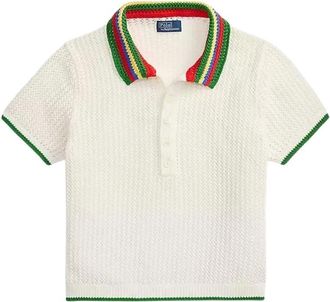 Polo Ralph Lauren Femme, Tops, Blanc, Taille: 40 FR Button Polo