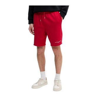 Tommy Hilfiger Homme, Shorts, Rouge, Taille: S Logo Sweat Shorts