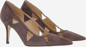 Arteana Womens Pumps Savona 75 Ebony Suede
