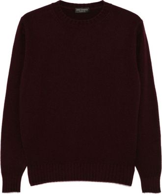 Dell'Oglio Pullover mit Rundhalsausschnitt - Rot
