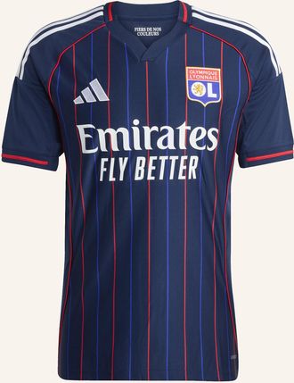 adidas Olympique Lyon 25/26 Auswärtstrikot blau