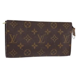 Louis Vuitton Pre-owned Vintage Canvas Clutch - - Pre-owned - Damen - Braun - ONE SIZE