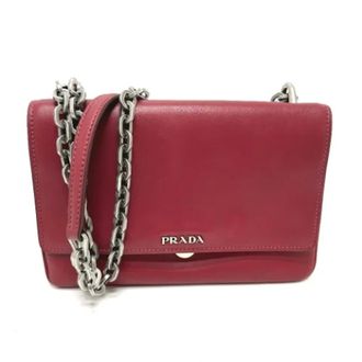 Prada Pre-owned Cuir sacs-prada - Femme - Pre-owned - Rouge - Taille: ONE Size