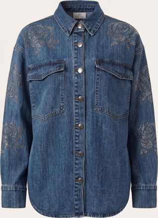 Kaffe Jeanshemd Kacastelia blau
