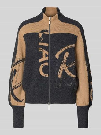 Monari Strickjacke mit Rei&szlig;verschluss