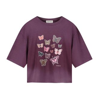 Fab By Fabienne Chapot Fabienne Chapot, Femme, Tops, Rouge, Taille: 44 FR T-shirt Benja Papillon