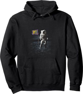 Giesswein Flagge mit Mann auf dem Mond Pullover Hoodie