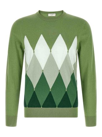 Ballantyne Pull Col Rond - Vert