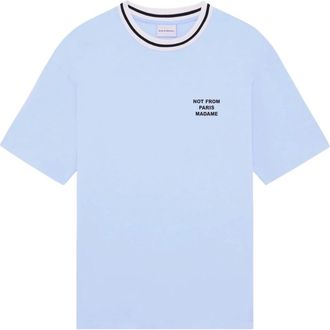 Dr&ocirc;le de Monsieur Homme, Tops, Bleu, Taille: M Drole DE Monsieur T-shirts et Polos Bleu Clair