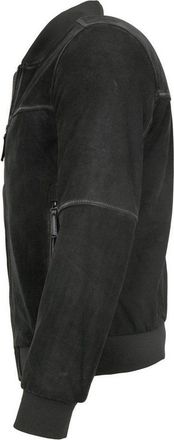 Punchball Lederjacke College/M Punchball - Herren Lederjacke Blosuon Rindsnubuk schwarz