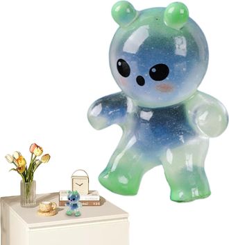 Generic Figuren, die im Dunkeln leuchten, Noctilucous Miniatur-Anime-Harzfigur | Winzige Cartoon-Figur | Leuchtende Feengarten-Landschaftsdekoration f&uuml;r Schre