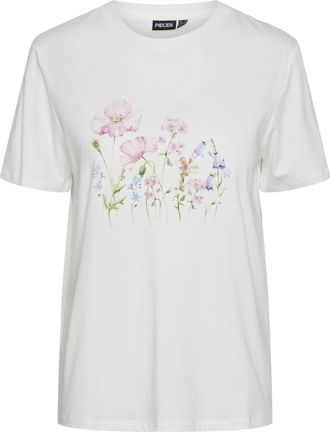 Pieces Pckaylee Ss Printed Tee Bc