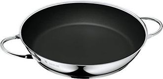 WMF Ceradur Profi Brat-/ Servierpfanne 28 cm Induktion, Cromargan Edelstahl beschichtet, Keramikbeschichtung, Edelstahlgriff, backofenfest