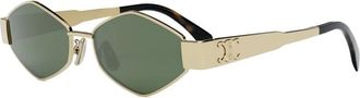 Celine Sonnenbrille - - Accessories - unisex - Gelb - 54 MM