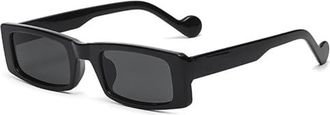 Generic Lunettes De Soleil Carr&eacute;es &Agrave; Petite Monture For Hommes Et Femmes, Vacances, F&ecirc;tes, Lunettes De Soleil D&eacute;coratives(Black)