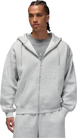 Nike Jordan Homme, Sport, Gris, Taille: S Brooklyn Fleece Oversized Full-Zip Sweat &agrave; capuche
