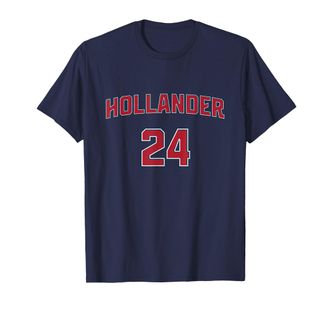 Generic Hollander 24 Zahlengrafik im Varsity-Stil T-Shirt