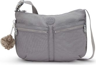 Kipling IZELLAH Mittelgroße Umhängetasche, Inviting Grey (Grau)