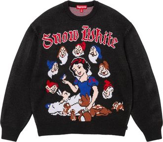 SUPREME Snow White Black Pullover - Schwarz