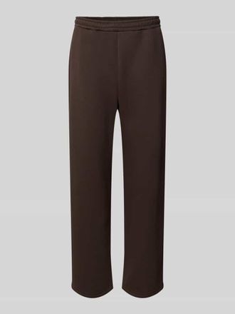 Review Straight Fit Sweatpants aus Baumwoll-Mix mit Label-Detail