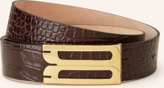 Victoria Beckham Ledergürtel braun