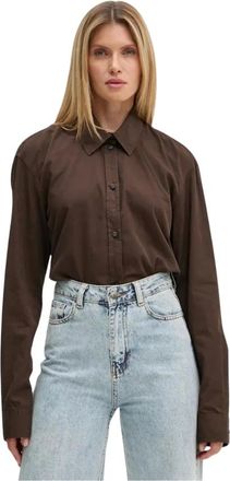 Won Hundred Chemise - Femme - Blouses et Chemises - Brun - Taille: 36 FR