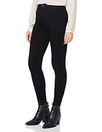 Noisy May Noisy May NOS DE Nmcallie Hw Skinny Jeans Vi023bl Noos, Jean Femme, Noir (Black Denim Black Denim), 40 /L32 (Taille Fabricant: 31)