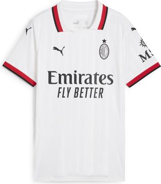 Puma AC Milan 24/25 Ausw&auml;rtstrikot Damen, Accessoires, Wei&szlig;, L