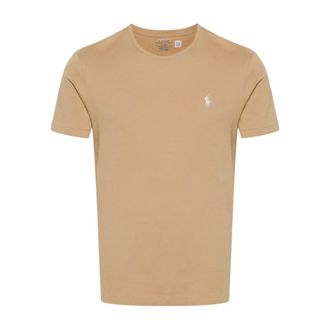 Polo Ralph Lauren T-shirt personnalis&eacute; &agrave; manches courtes - Homme - Tops - Beige - Taille: L