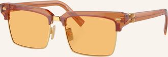 Miu Miu Sonnenbrille Mu 10zs braun