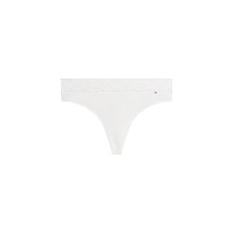 Tommy Hilfiger Tanga uni &agrave; bande dentelle
