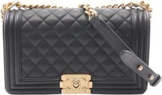 Chanel Sac bandouli&egrave;re vintage doccasion - Femme - Pre-owned - Noir - Taille: ONE Size