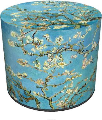 Bertoni Hocker Sitzhocker Pouf f&uuml;r Balkon & Garten Puff Codura Wetterfest 40 x 40 cm Garten Sitzsack Outdoor & Indoor Runder Sitzpouf mit abnehmbarem Bezug Wa