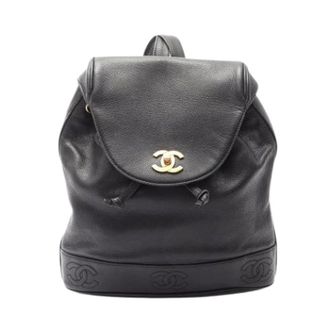 Chanel Pre-owned Vintage Backpack - Femme - Pre-owned - Noir - Taille: ONE Size