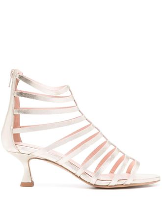 Anna F. sandales en cuir 55 mm - Or