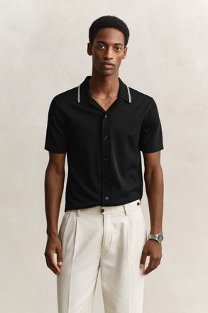 GANT Herren Polopullover (XXXL) Schwarz