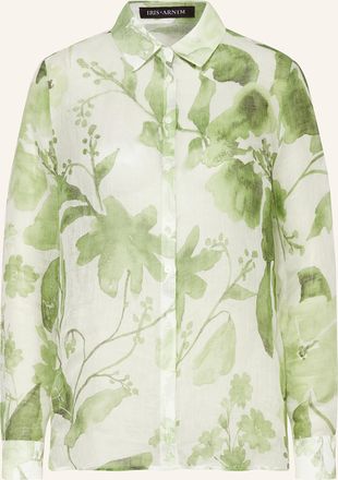 Iris Von Arnim Iris Von Arnim Hemdbluse Carmen Aus Leinen gruen