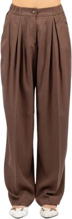 LuckyLu Femme, Pantalons, Brun, Taille: 48 FR Pantalone