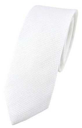 TigerTie Cravate - Motifs - Homme - Blanc - Taille Unique