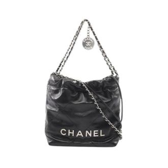 Chanel Pre-owned Chanel 22 Leder 2way Umh&auml;ngetasche - - Pre-owned - Damen - Schwarzk - ONE SIZE