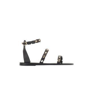 Ancient Greek Sandals Schwarze Coco Sandalen mit Einzigartigem Design - - Shoes - Damen - Schwarzk - 39 EU