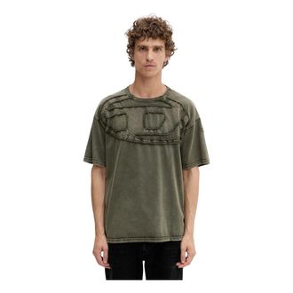 Diesel T-Boxt-Den - Homme - Tops - Vert - Taille: M